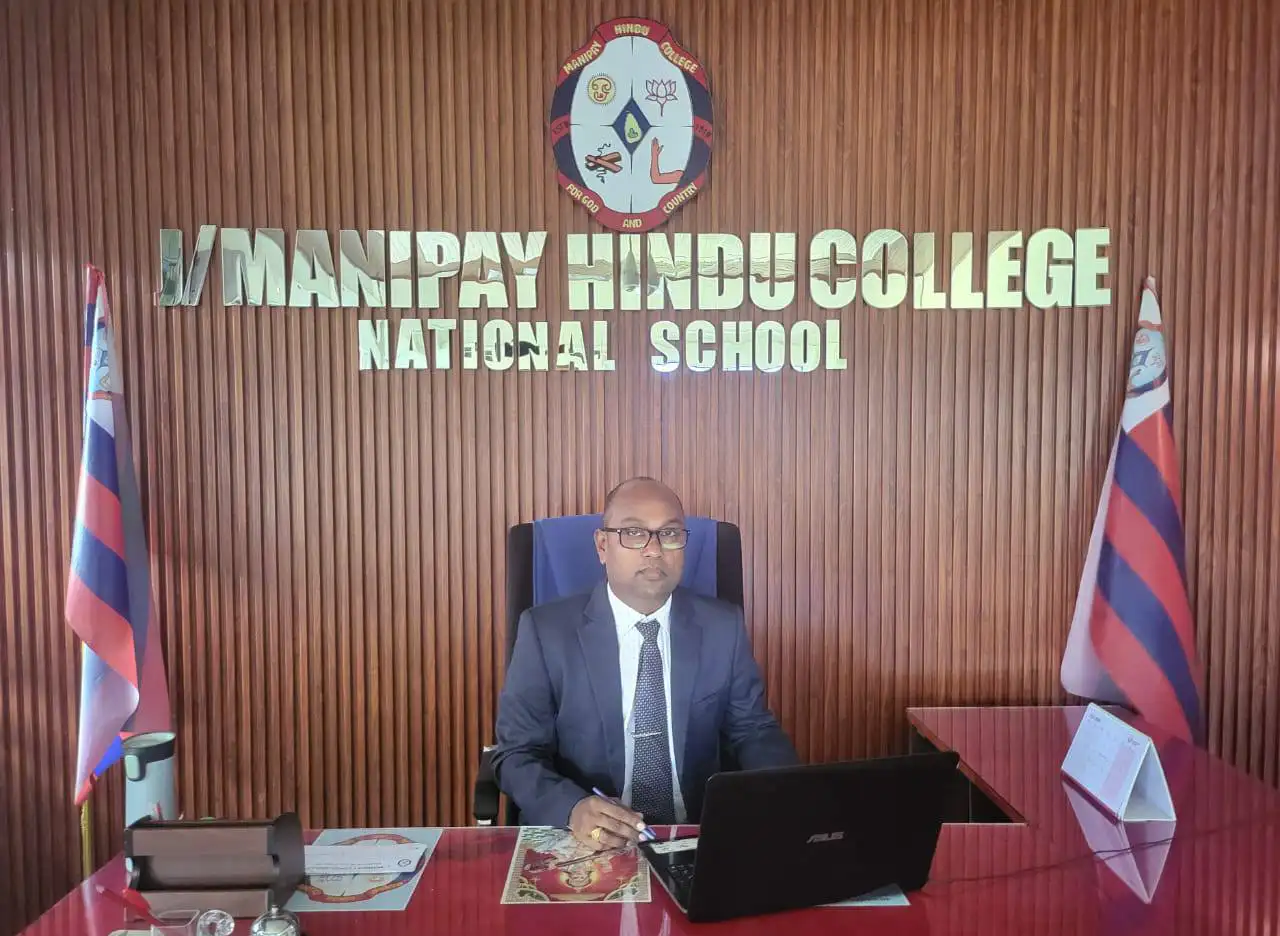 Manipay Hindu college principal message
